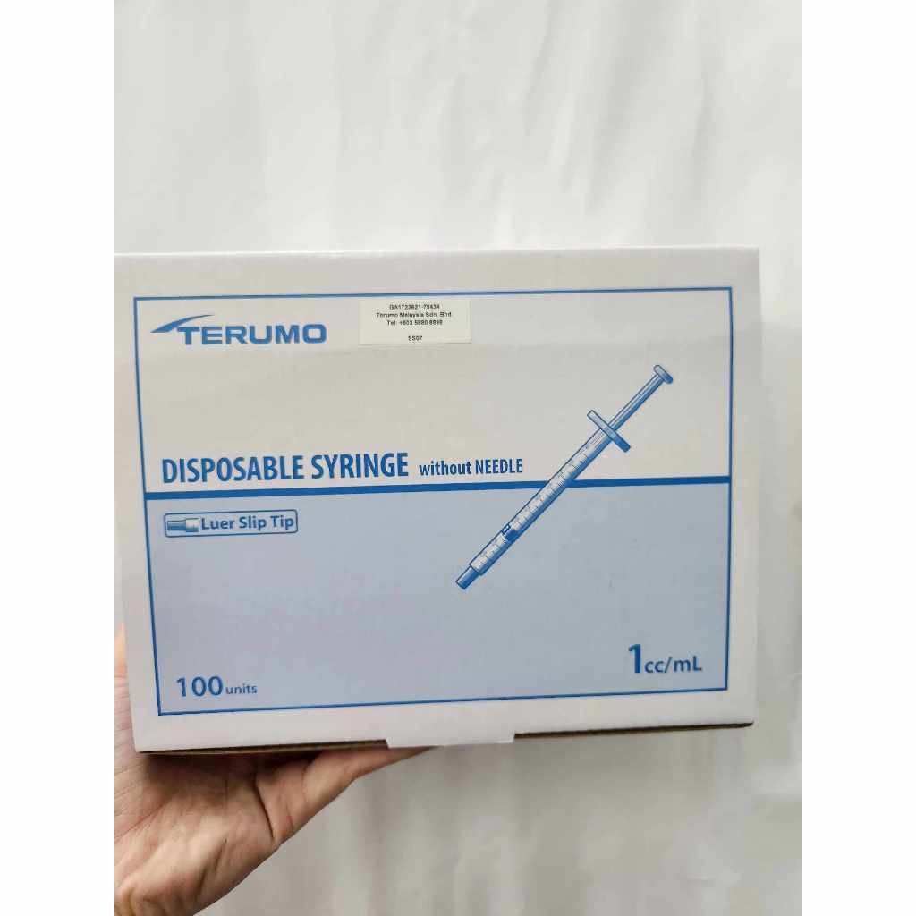 Terumo syringe 1ML Luer Slip Tip 100PCS (CODE KDSS01SC) | Shopee Malaysia