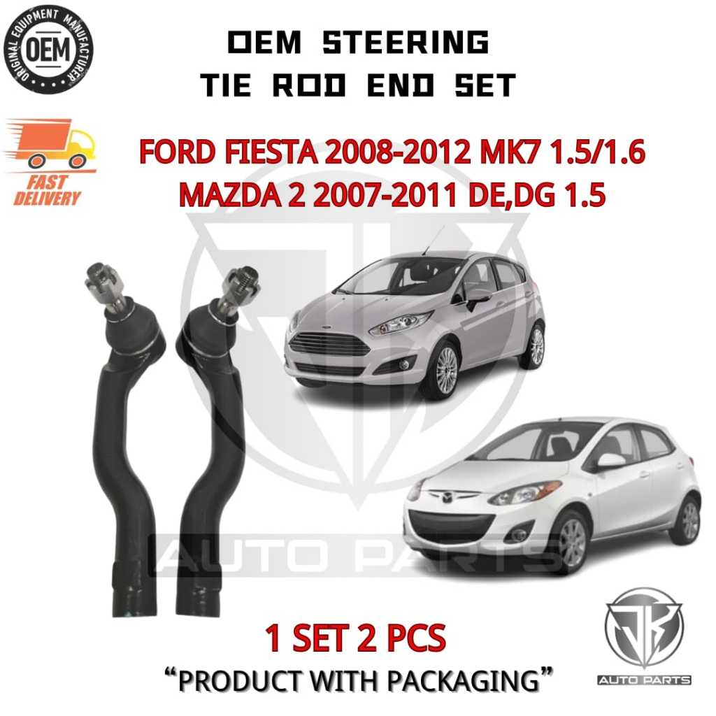 #1 PAIR#OEM STEERING OUTTER TIE ROD END MAZDA 2 2007-2011 DE 1.5,FORD ...