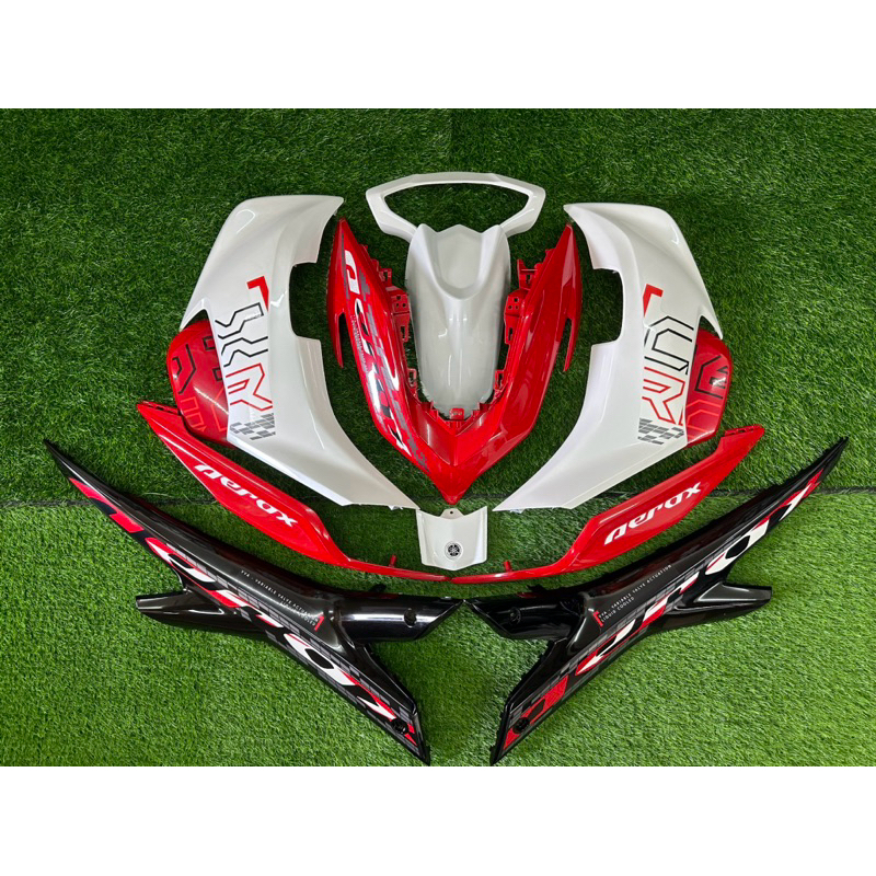 Coverset nvx v2 (merah putih 2024) Original YAMAHA indonesia | Shopee ...