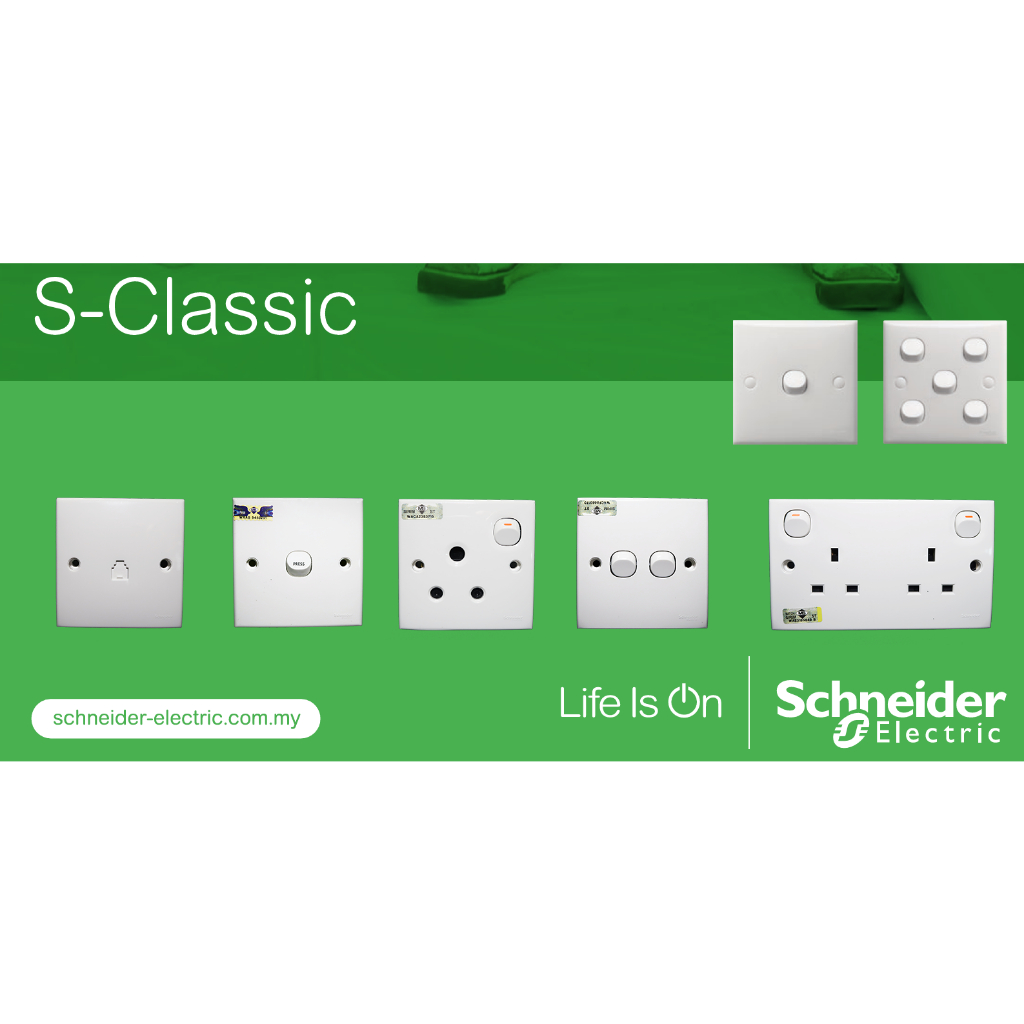 SCHNEIDER CLIPSAL S-Classic Series SWITCH & SOCKETS OUTLET (HIGH ...