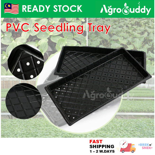 [1 PCS] Agrobuddy Nursery Plastic Saucer Tray / Germination Seeds Tray ...