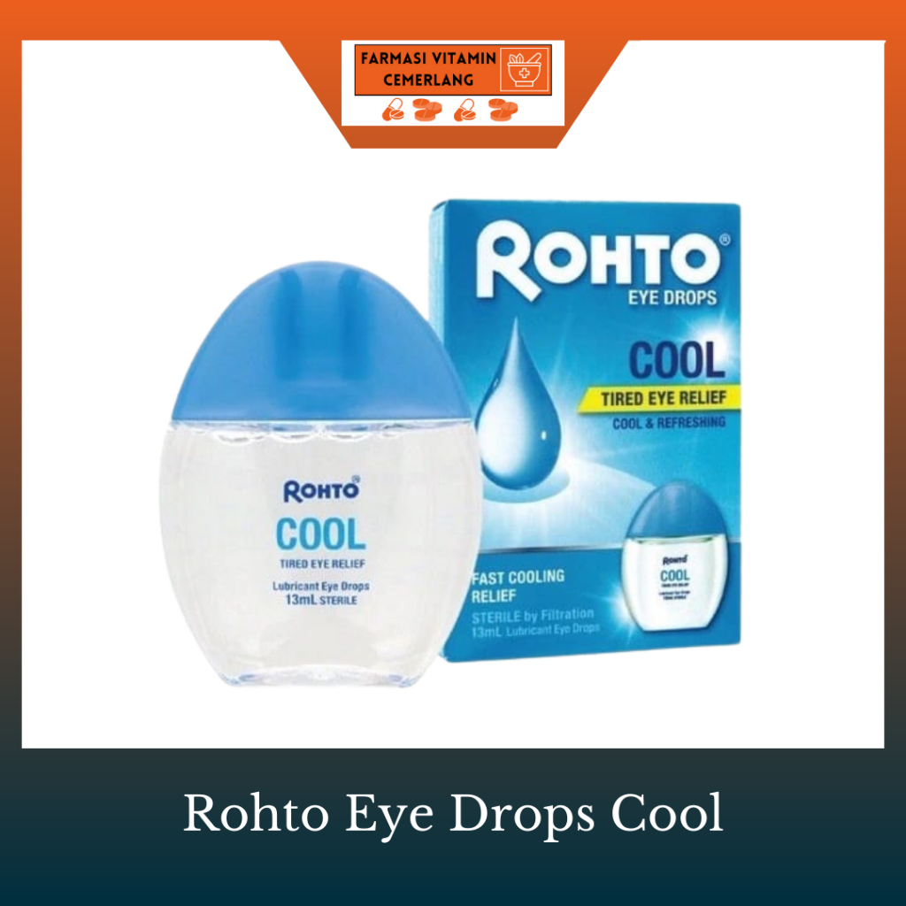 Rohto Eye Drop 13ml - Refreshing/ Soothing/ Immediate Cooling Relief ...