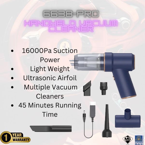 6638-Pro Mini Vacuum Cordless Vacuum Cleaner Handheld Vacuum Car Vakum ...