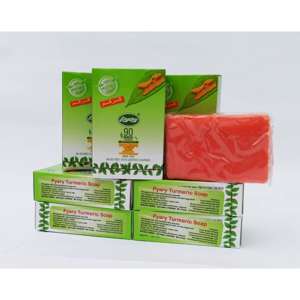 PYARY SOAP TURMERIC & NALPAMARA 100% ORIGINAL | Shopee Malaysia