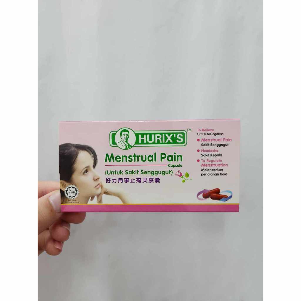 HURIX'S Menstrual Pain Capsule (9's) | Shopee Malaysia