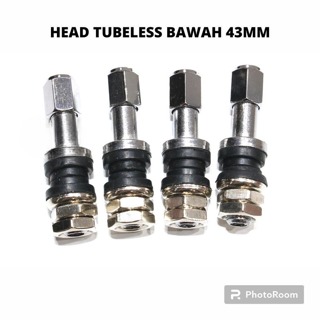 Heavy Duty Motorcycle Car Tyre Tubeless Valve Aluminium Kepala Angin ...