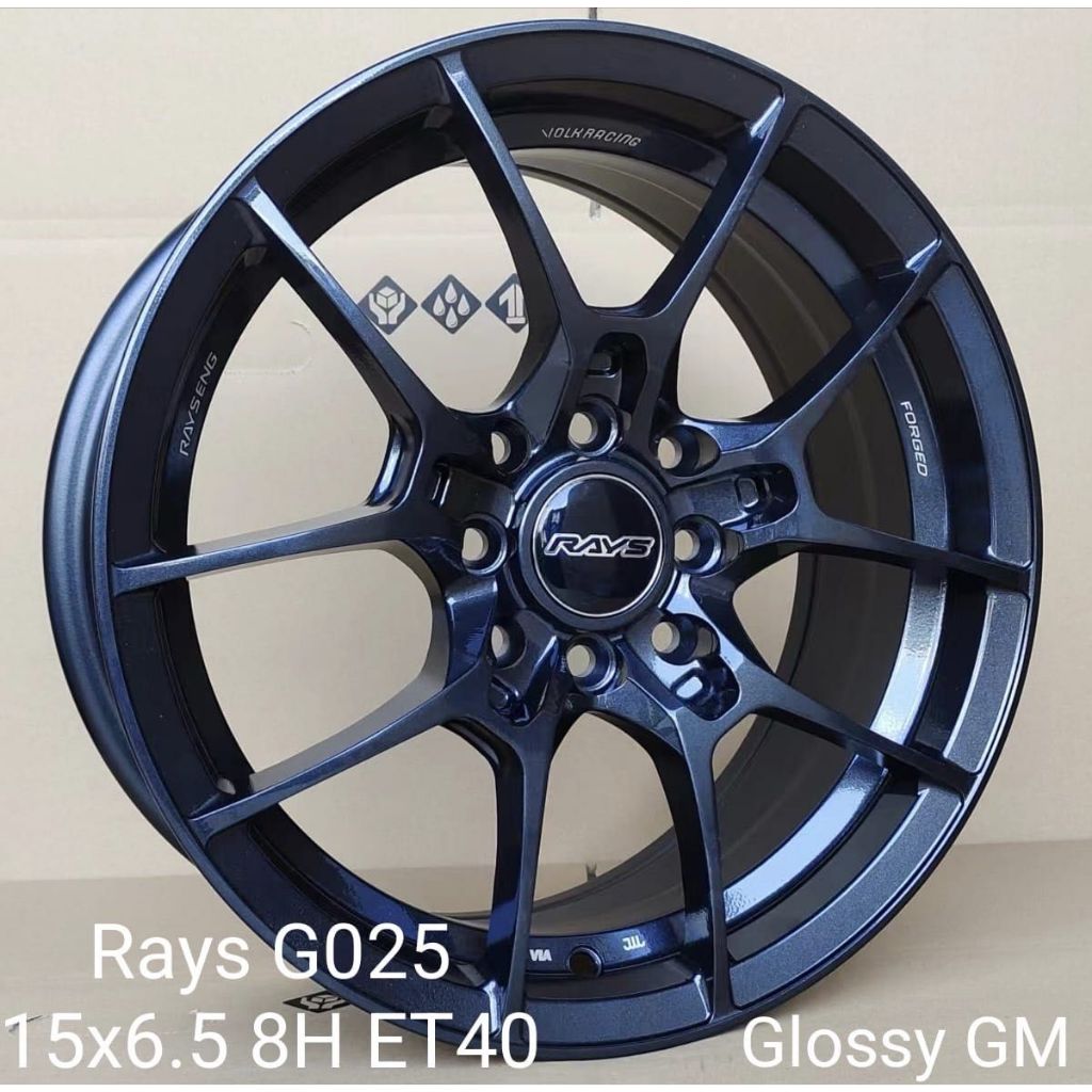 VOLK RACING G025 FLOWFORMING LIGHT WEIGHT WHEEL 15X6.5 ET40 5.7KG/PCS AOW AUTO OPTION DESIGN88 ...