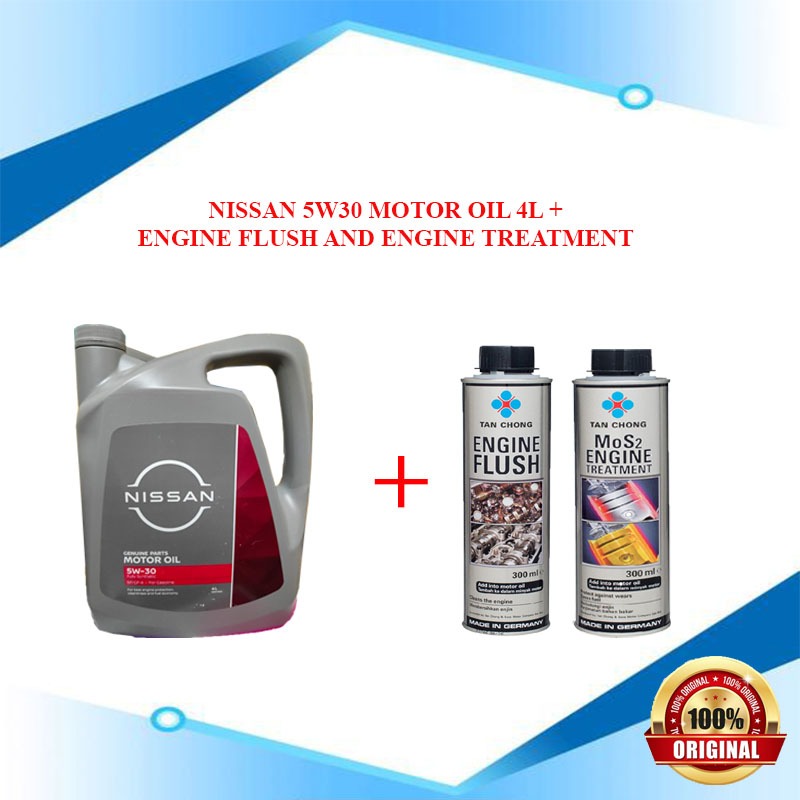 NISSAN ENGINE OIL 5W30 FULLY SYNTHEHTIC GENUINE PARTS (4L) | Shopee ...