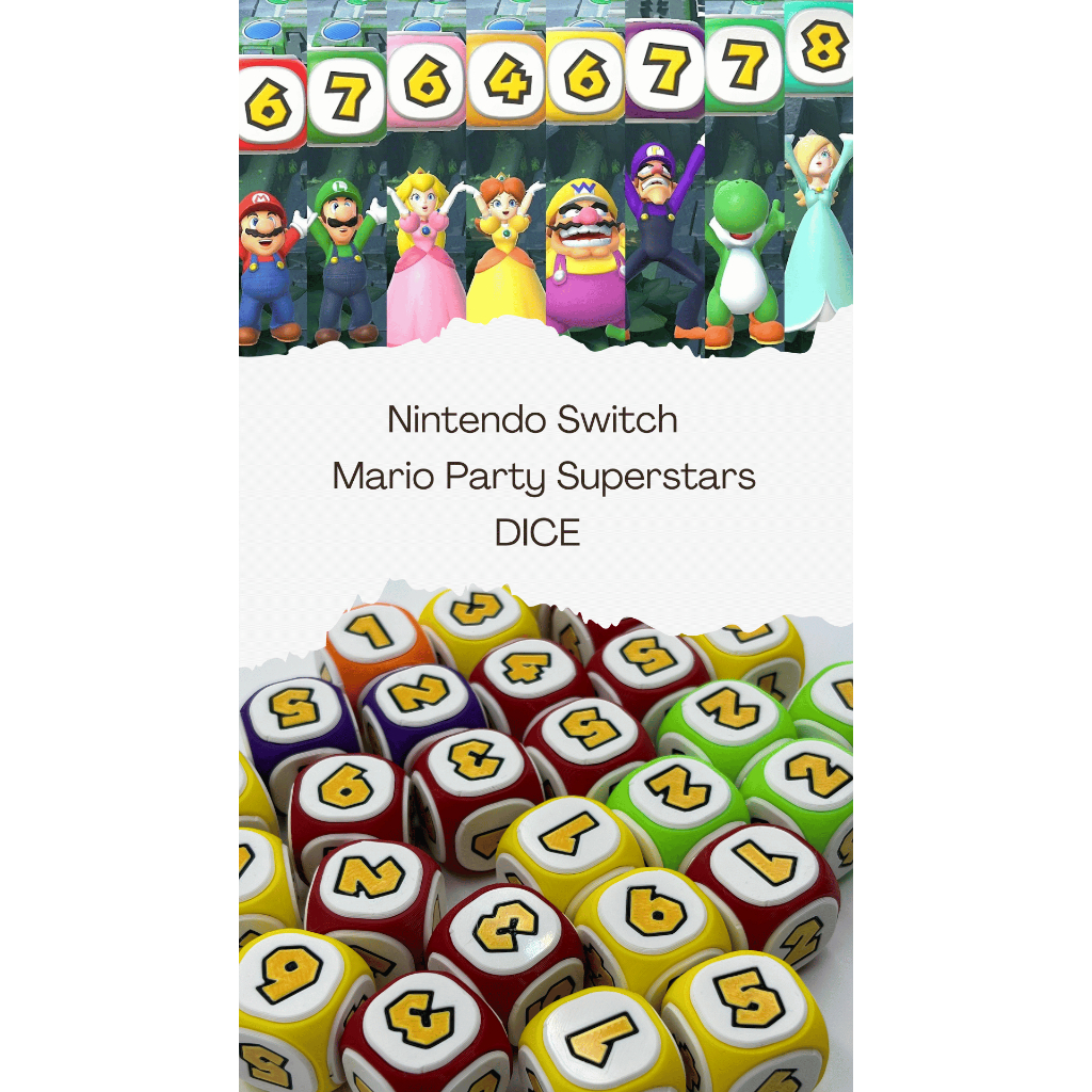 🇲🇾 Nintendo Switch Super Mario Party Superstar Dice Broad Game | Shopee ...
