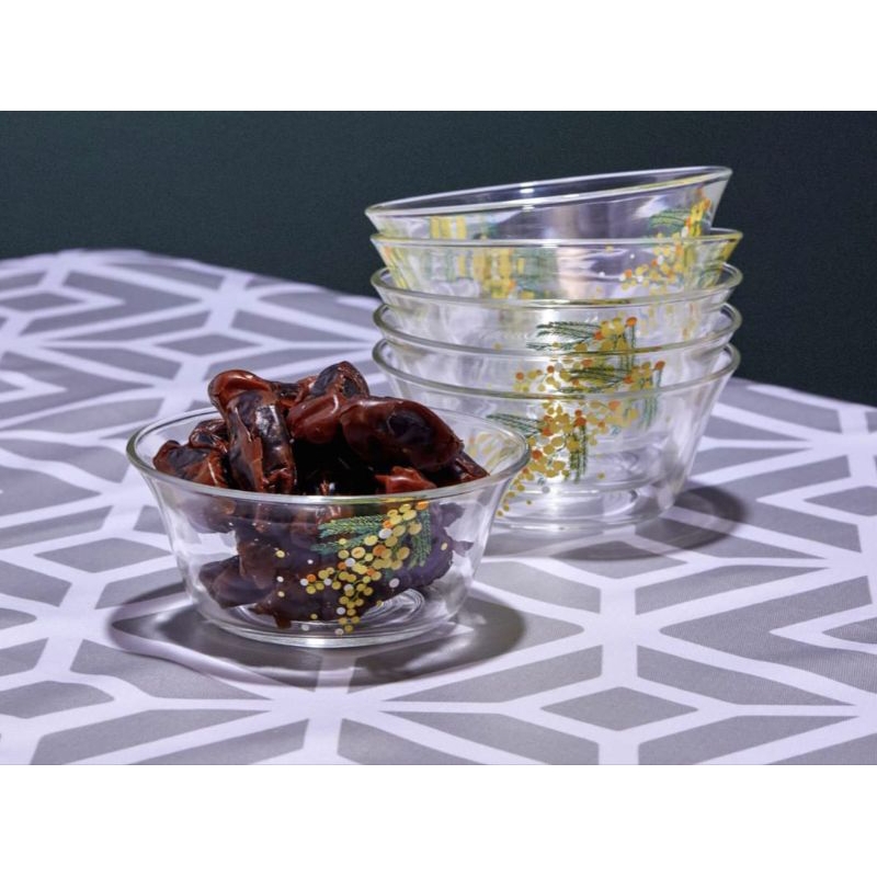 Mangkuk Kaca Glass Bowl 6pcs ( 320ml ) | Shopee Malaysia