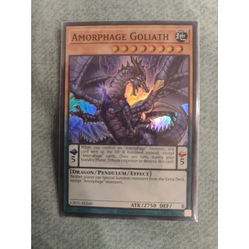 Yugioh: CR03-AE160 Amorphage Goliath (Super Rare) | Shopee Malaysia