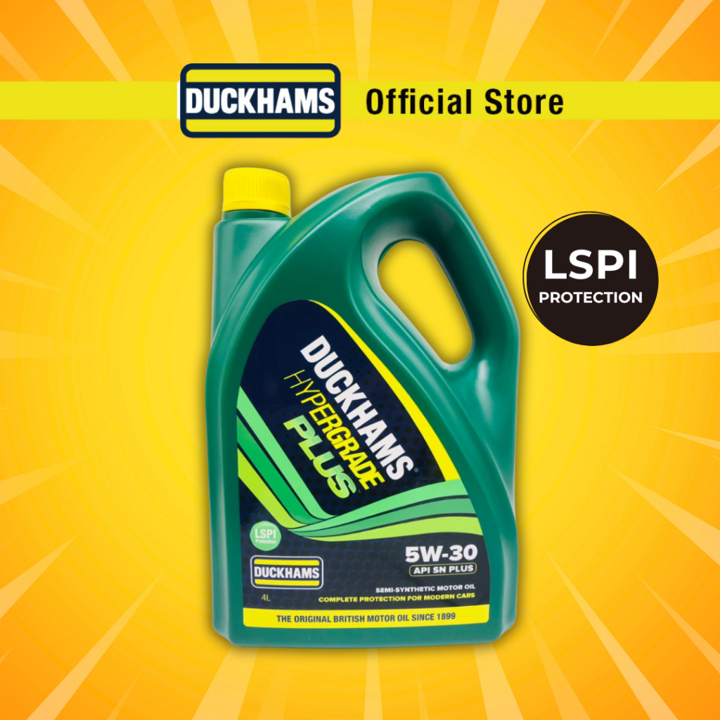 DUCKHAMS HYPERGRADE PLUS 5W-30 API SN PLUS SEMI SYNTHETICENGINE OIL 4 ...