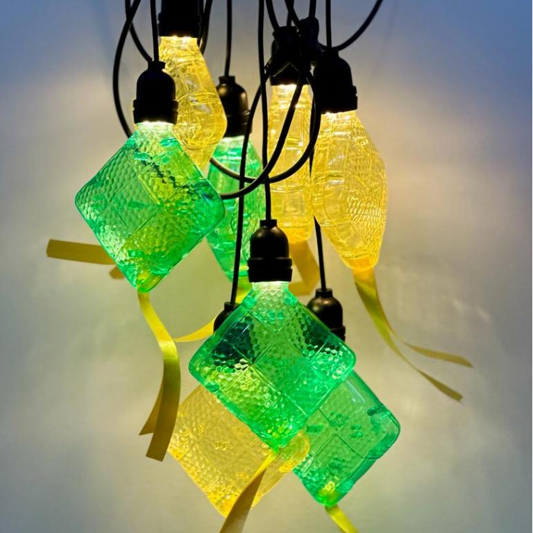 5 METER Crystal Ketupat LED (10 Pcs) Decoration Lights Hari Raya ...
