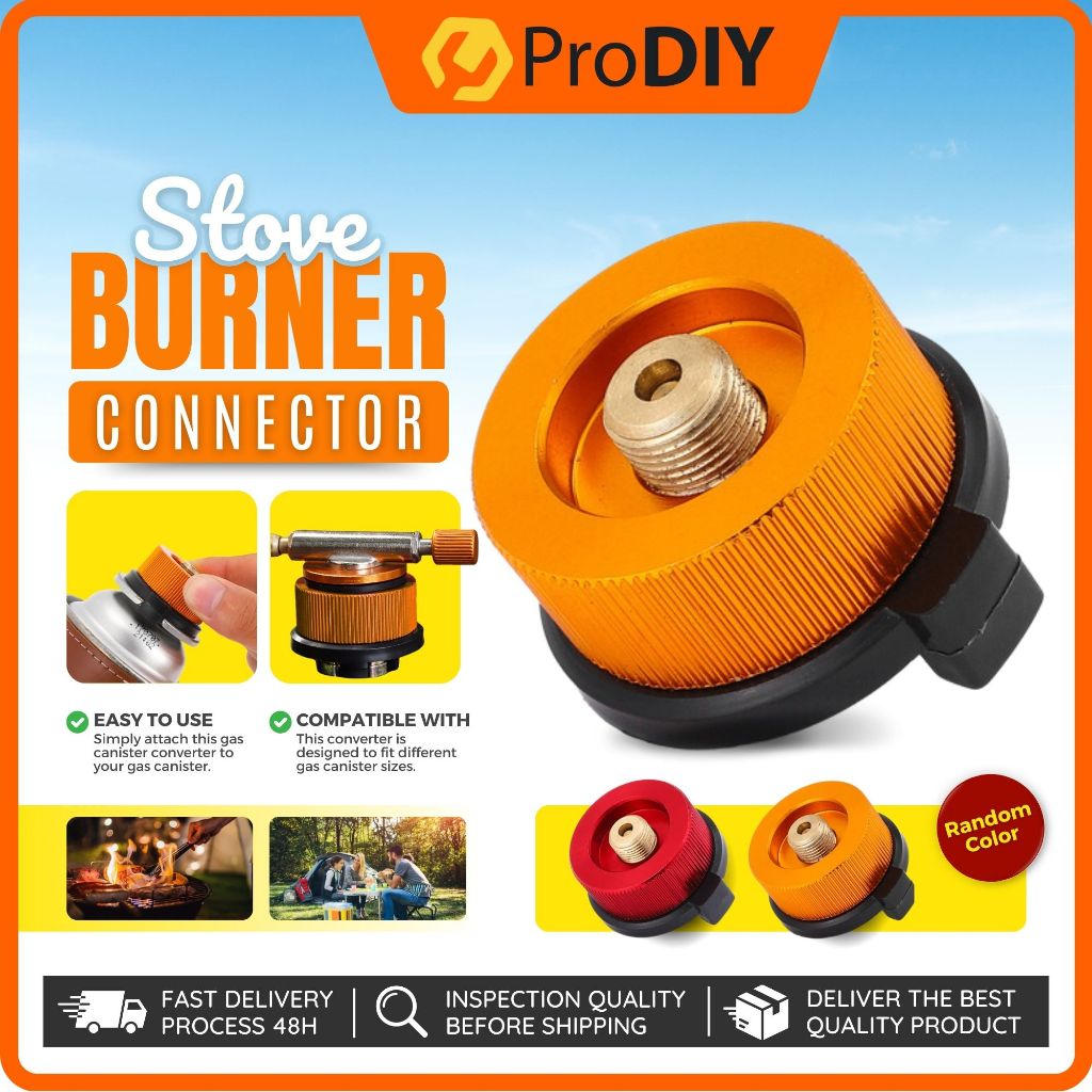 Gas Canister Adapter Connector for Butane Gas for Outdoor Camping Stove ...