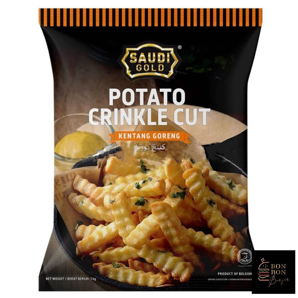 Saudi Gold French Fries Shoestring/Crinkle Cut 1kg | Shopee Malaysia
