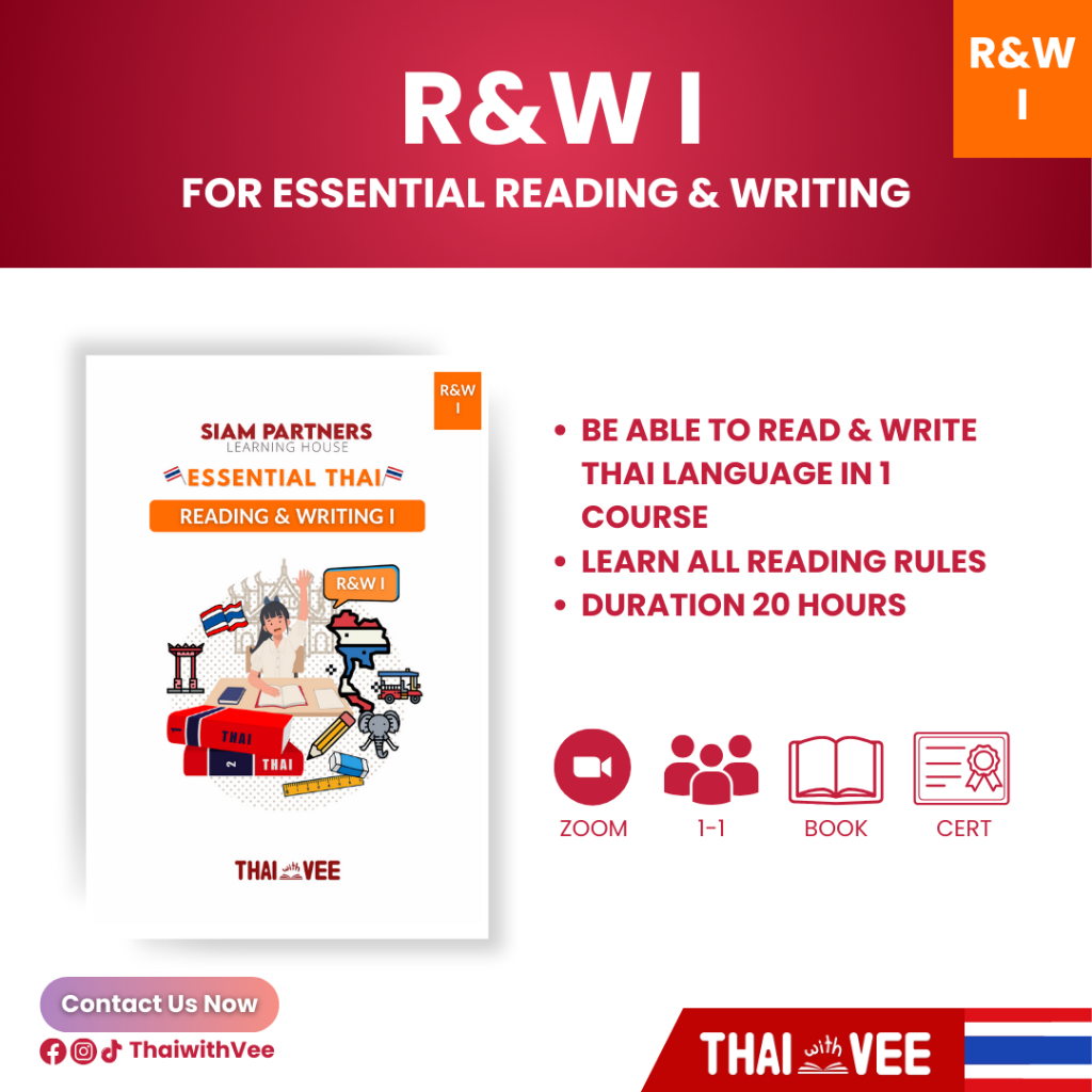 Thai Fundamental Reading & Writing Course (in 20 hrs) | Shopee Malaysia