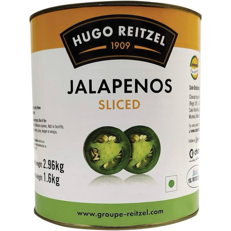 Hugo Reitzel Sliced Green Jalapeño 2.96kg | Shopee Malaysia