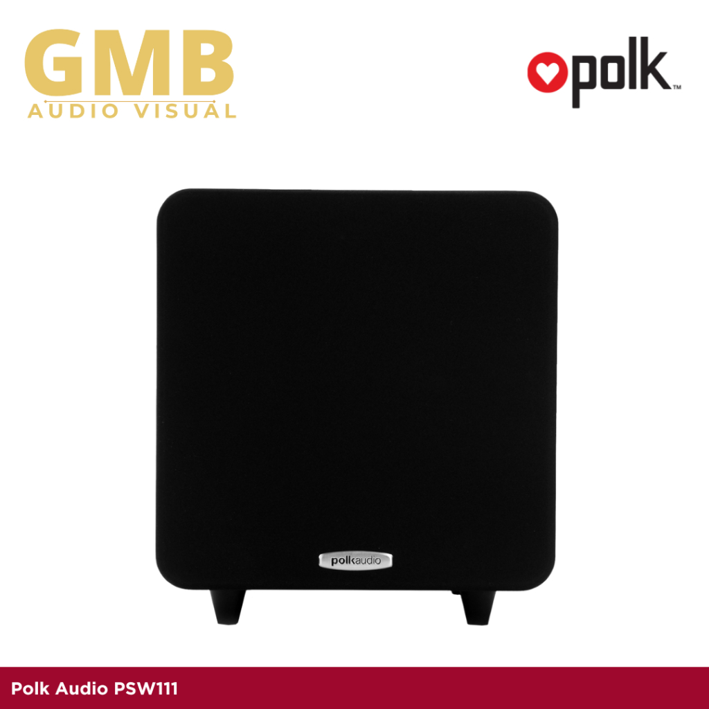 Polk Audio PSW 111 8-Inch 300 Watt Compact Powered Subwoofer (Display ...