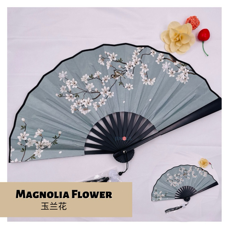[READY STOCK] Traditional Baba Nyonya Big Hand Held Fan | Kipas ...