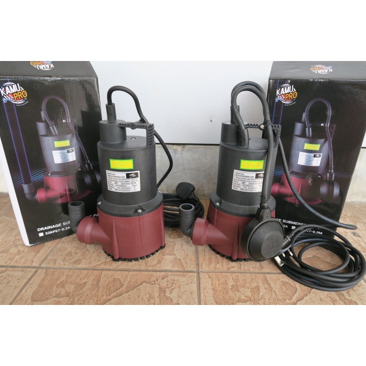 Kamu Pro KPS 200W (1-1/4-inch / 32mm) Drainage Submersible Pump ...