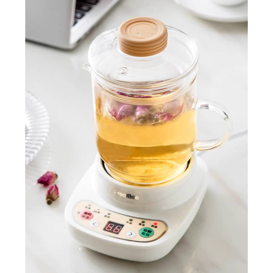 400ML Multifunctional Ceramic Electric Cooker Glass Pot 多功能智能养生玻璃壶 ...