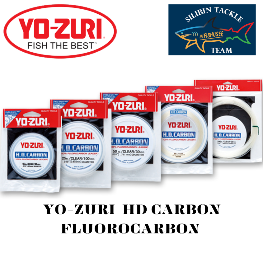YOZURI HD CARBON 100% FLUOROCARBON LEADER Made In Japan 🔥 | Shopee Malaysia