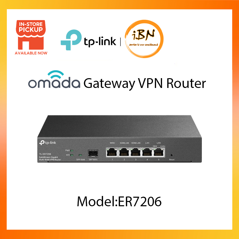 TP-Link TL-ER7206 SafeStream Gigabit Multi-WAN VPN Router @ IBN ...