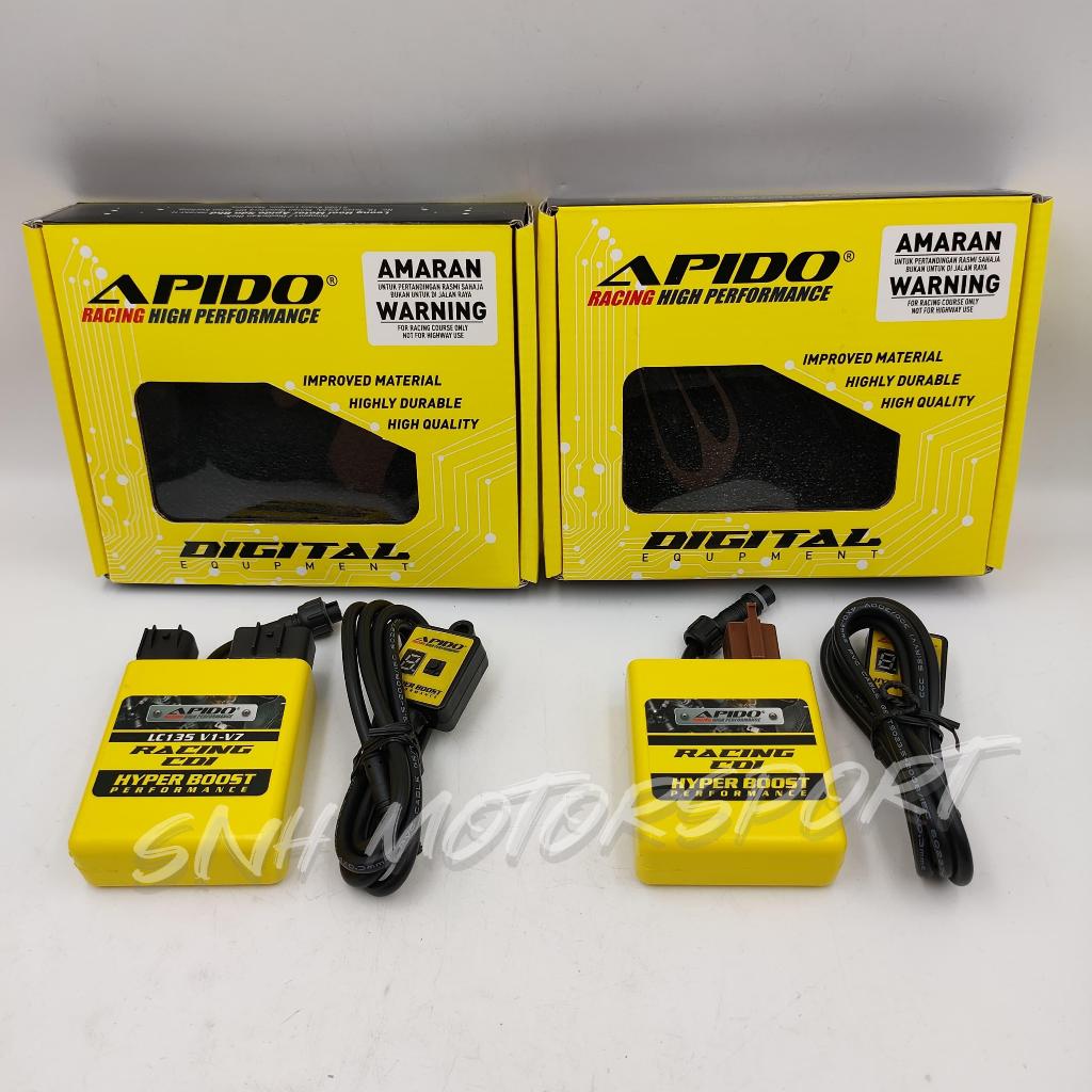 APIDO Racing Hyper Boost CDI Unti ( 9 Mode ) Siap Mapping PNP No Dyno ...