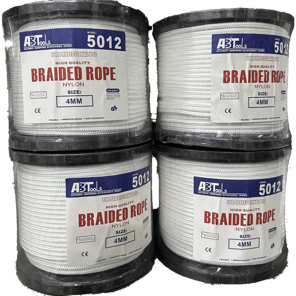 White Braided Rope Roll (3mm-8mm) | Shopee Malaysia