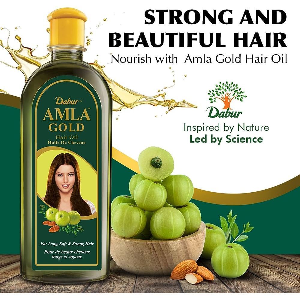 Dabur Amla Gold Hair Oil (240ml) | Shopee Malaysia