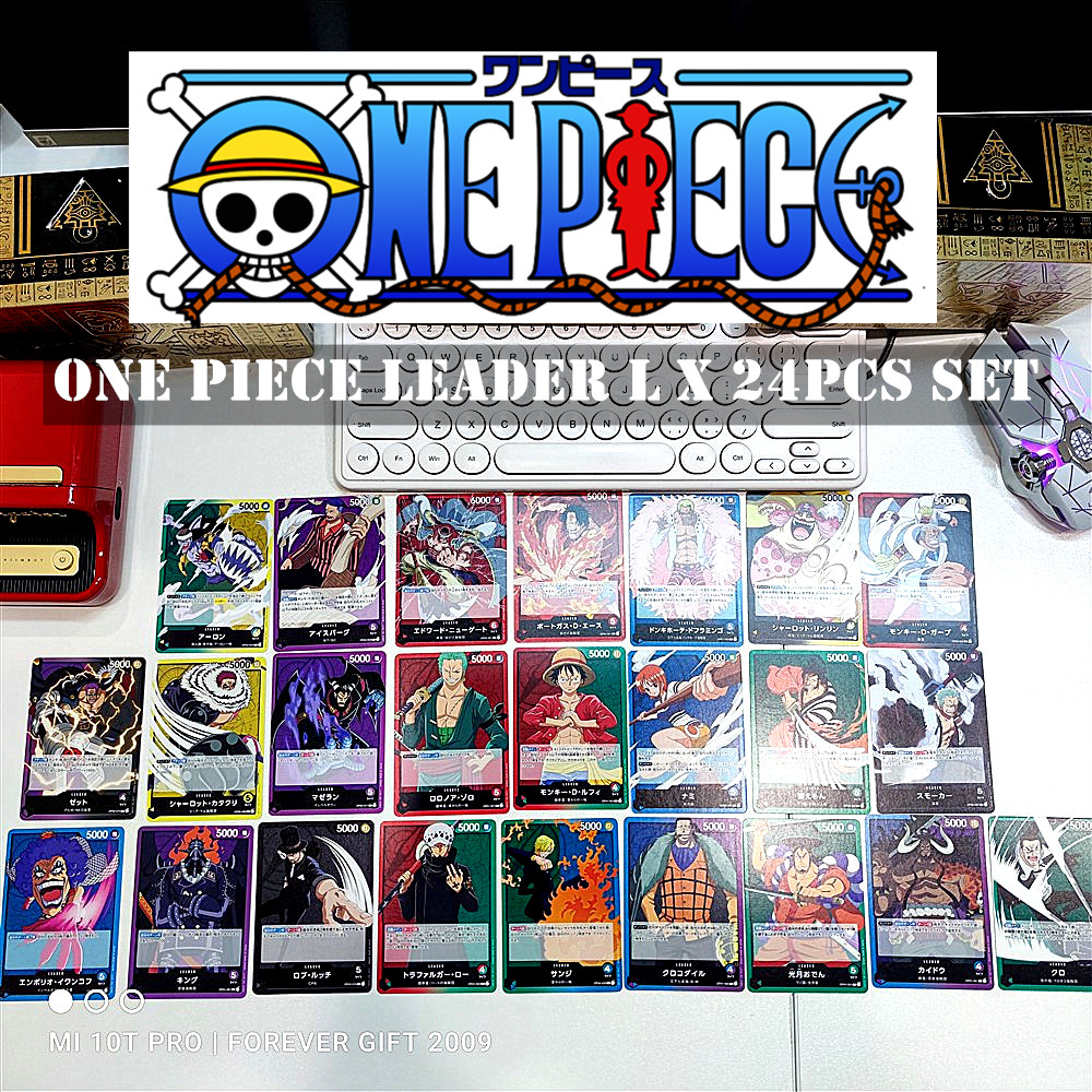 O1全哥领袖卡 Leader 24PCS One Piece set One Piece Card Game kad tcg OPCG 123 ...