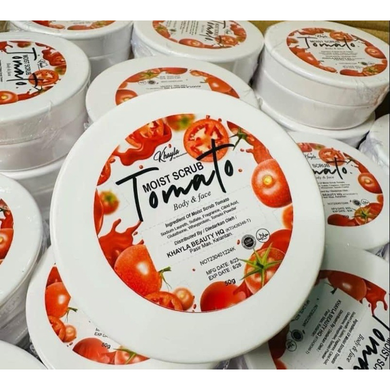 KHAYLA SCRUB TOMATO 💯 ORIGINAL | Shopee Malaysia