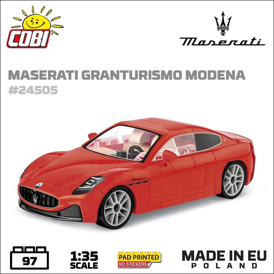 COBI Lego Compatible Official Maserati Granturismo Modena Super Car 1/ ...