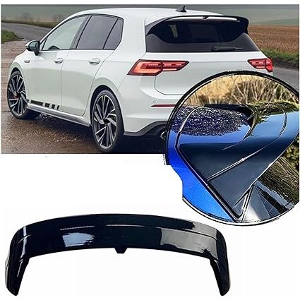 VW Golf MK8 Rline Rear Clubsport Design Spoiler Gloss Black G778 ...