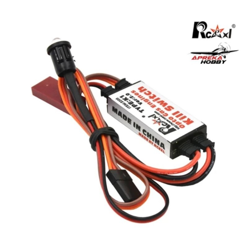 Rcexl Opto Gas Engines Remote Kill Switch V2.0 for RC Model Gasoline ...