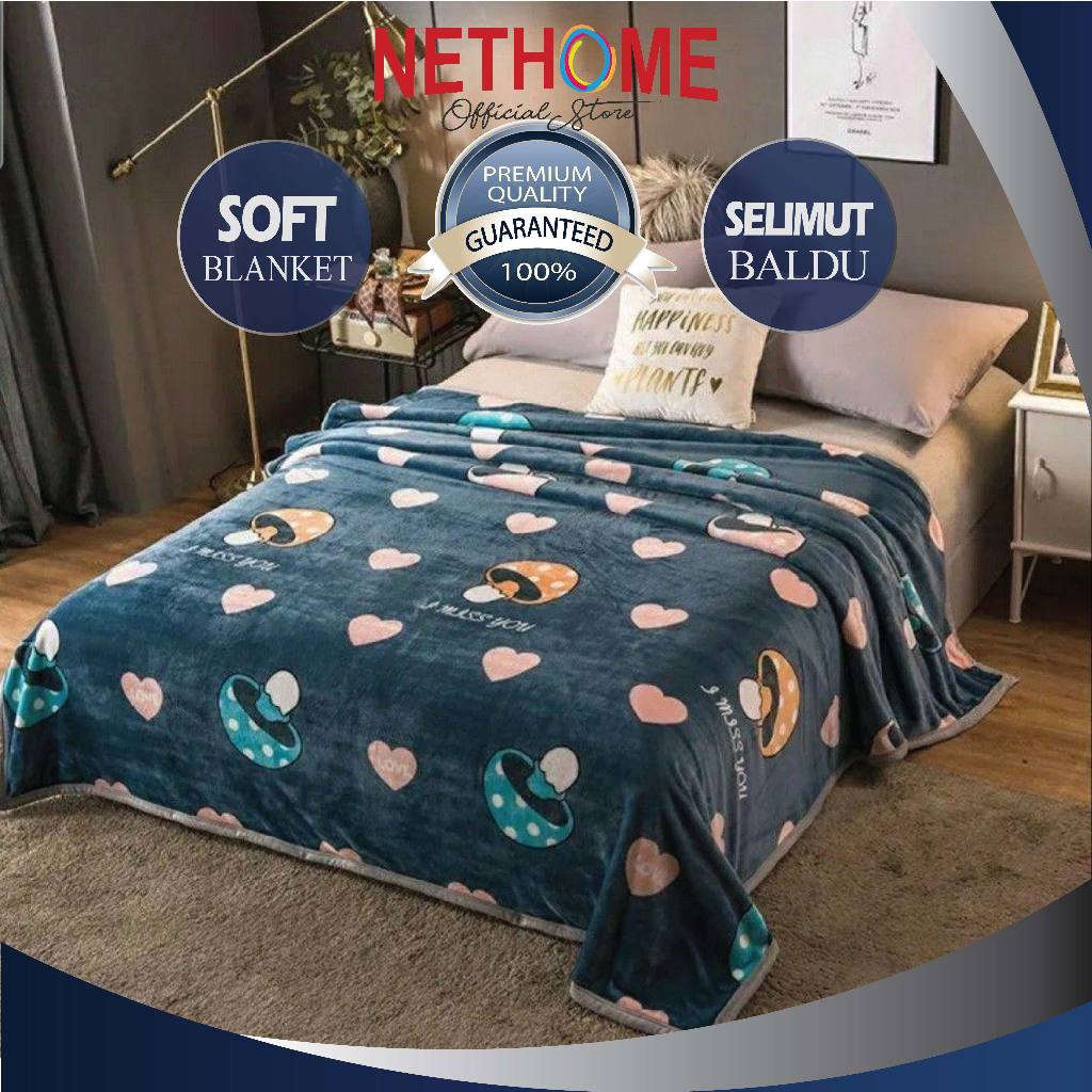 SELIMUT BALDU GEBU / SOFT FLEENCE BLANKET (BERCORAK) | Shopee Malaysia
