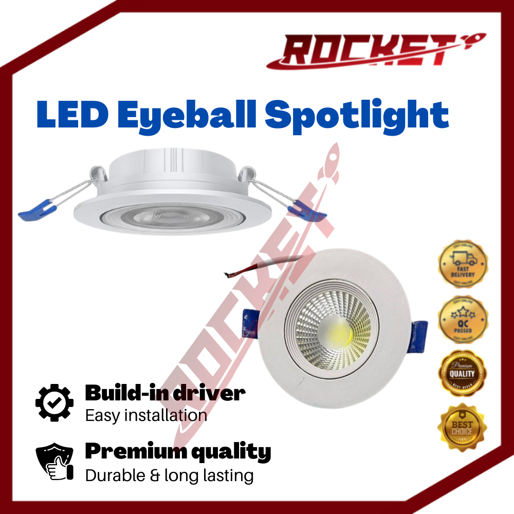 ROCKET LED Eyeball Downlight eyeball light Lampu down light siling led ...