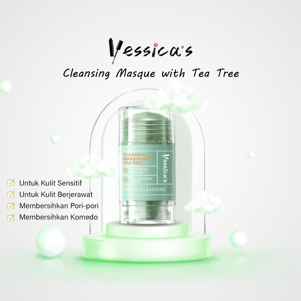 Yessica's Tea Tree & Strawberry Anti Pores & Acne Clay Stick Mask ...