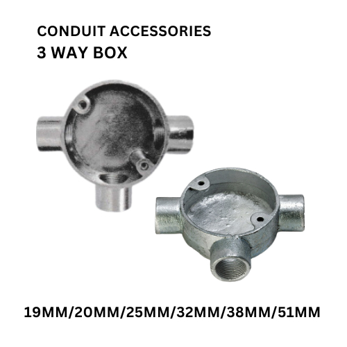 BENA JAYA/PUM 3 Way Box 19MM/20MM/25MM/32MM/38MM/51MM Conduit ...
