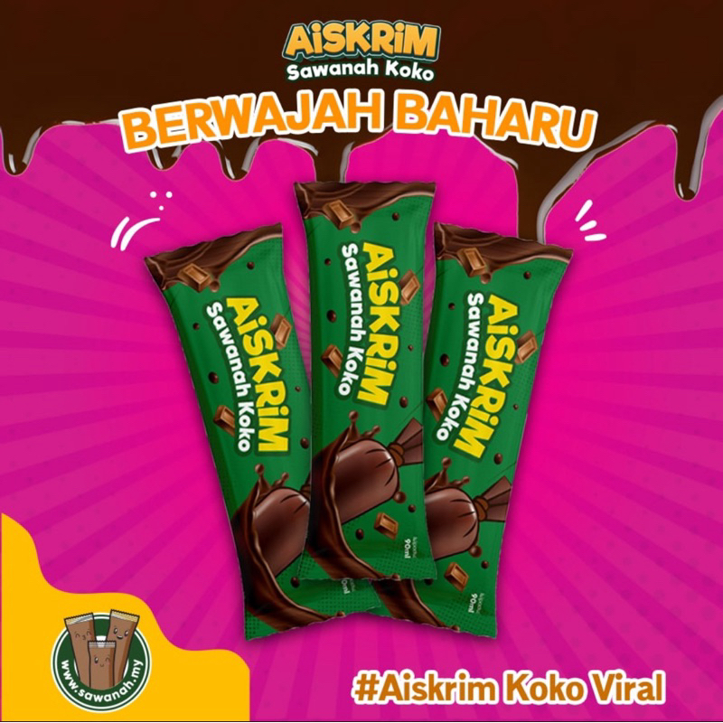 LIMITED STOCK ‼️ SAWANAH AISKRIM🍦🍫 [COKLAT RENDAH KALORI | GULA NANO ...