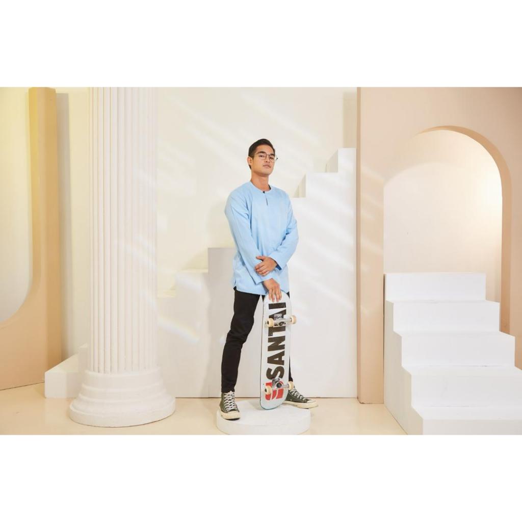 Kurta R’Mada | Rqal Exclusive | Baby Blue | Shopee Malaysia