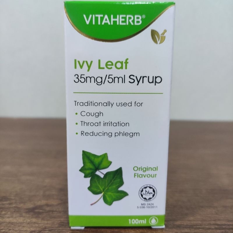 Vitaherb Ivy Leaf 35mg/5ml syrup 100ml (Exp-10/2027) | Shopee Malaysia