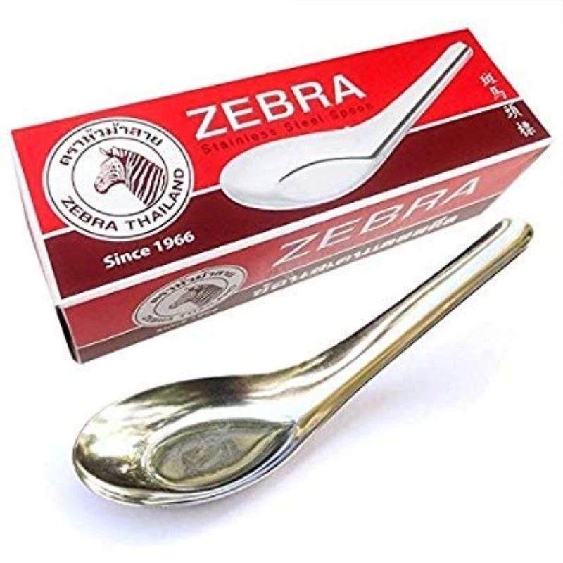Zebra Stainless Steel Spoon small (12pcs)(1box only) | Shopee Malaysia