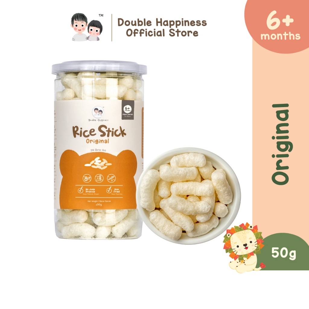 Double happiness rice puff for baby / baby puff / baby biscuit / 宝宝米饼 ...