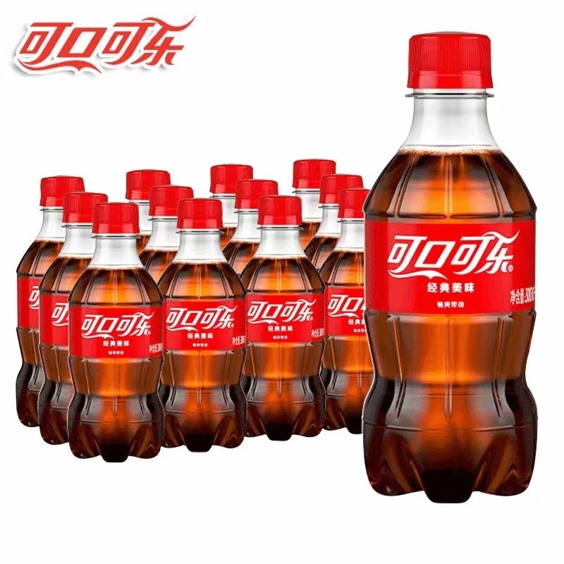 Coca-Cola 300ml *12 small bottles of Coca-Cola whole box 可口可乐300ml*12 ...