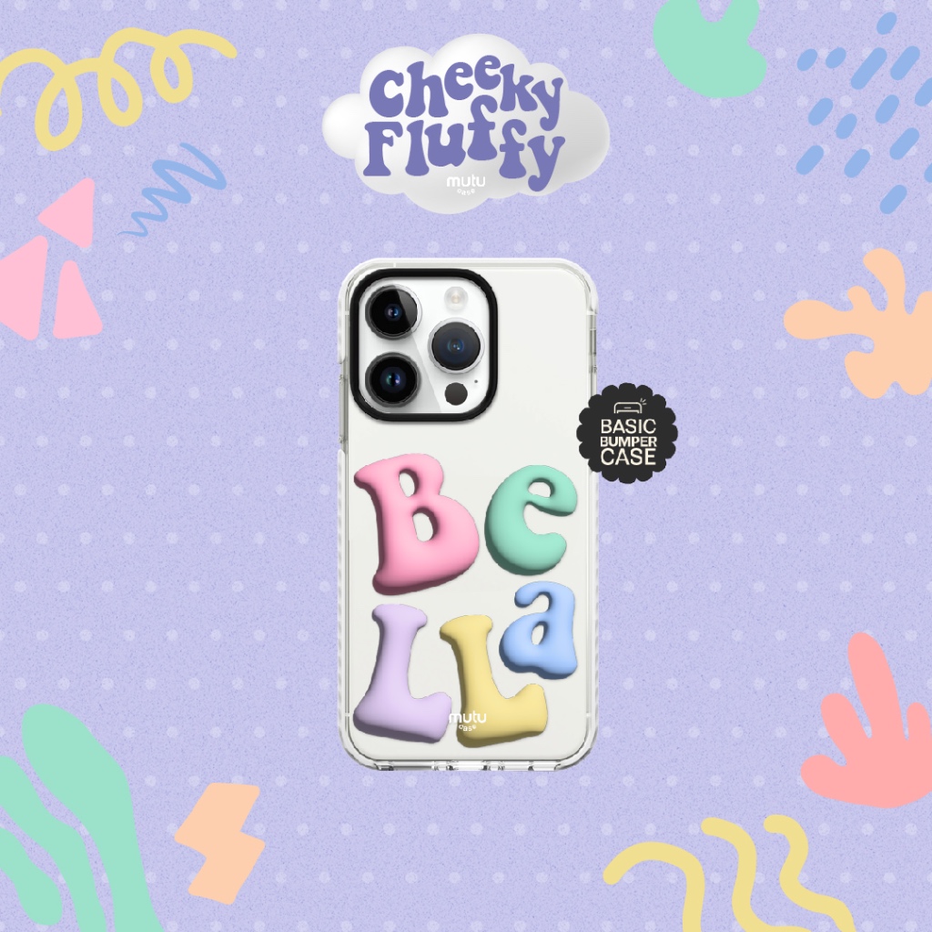 Customisable Cheeky Fluffy (Powered by Basic Bumper) Compatible with iP16PROMAX [Mutu Case ...