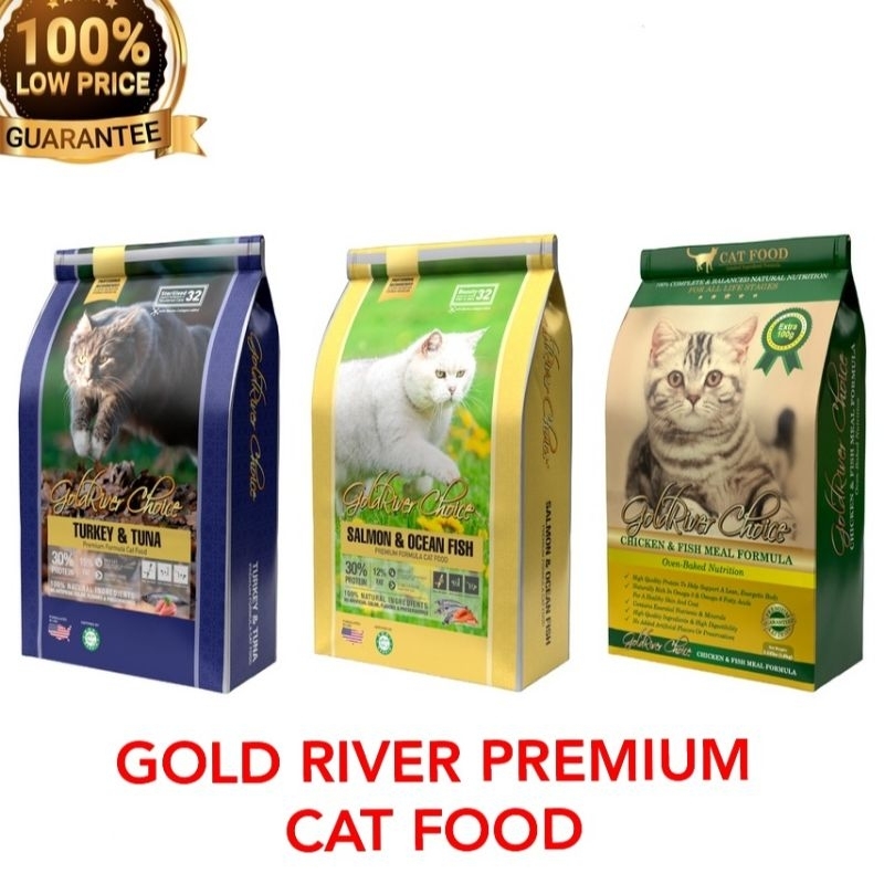 [REPACK 1KG] GOLD RIVER PREMIUM CAT (MAKANAN KUCING) | Shopee Malaysia