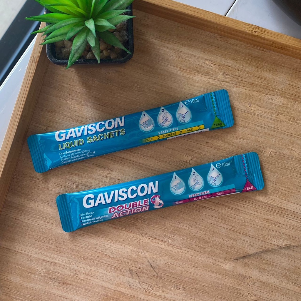 Gaviscon Double Action 10ml / Liquid Sachets 10ml | Shopee Malaysia