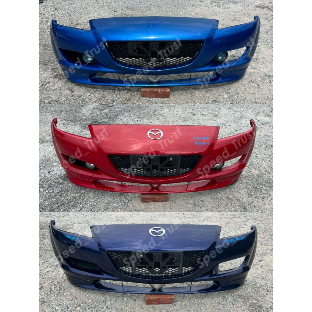 (USED) Original Front Bumper With Fog Lamp Lip Lips Skirt Skirting ...