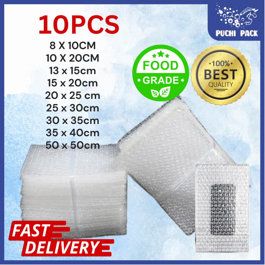 FOOD GRADE Bubble wrap bag for parcel bag / Bubble wrap pocket ...